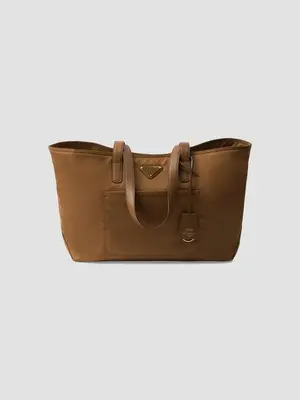 Prada Re-edition 1978 Medium Nylon Tote Bag - Brown