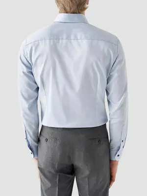 Eton Cotton Twill Contemporary-fit Button-front Shirt