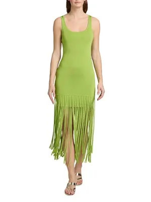 TOCCIN Roxanne Fringed Maxi-dress