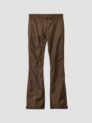 Miu Miu Technical Fabric Pants - Brown