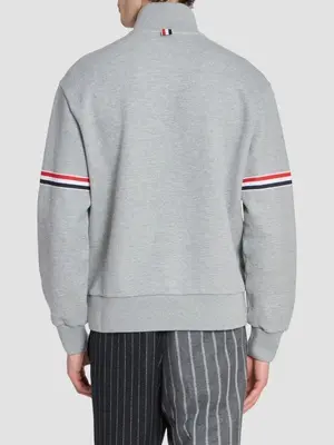 Thom Browne Rwb Engineered Stripe Loopback Sweatshirt