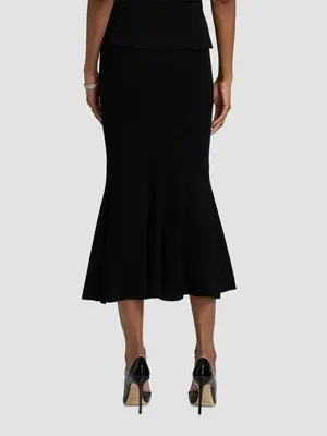 TOCCIN Lynn Godet Midi-skirt - Jet