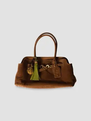 Miu Miu Nappa Leather Trick Bag Accessory - Green