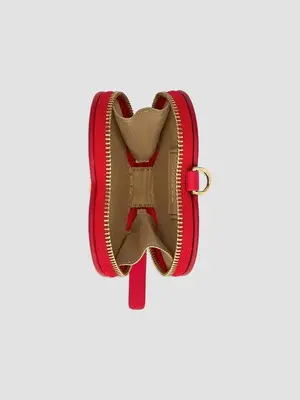 Marc Jacobs The Heart Pouch Bag Charm - True Red