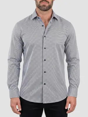 MACEOO Ceremony Prince Stretch Shirt - Grey