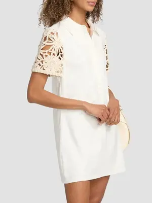 Ramy Brook Celine Linen-blend Minidress