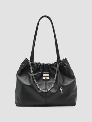 Marc Jacobs The Cristina Leather Tote Bag Black