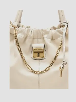 Marc Jacobs The Cristina Leather Tote Bag - Ivory