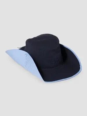 Miu Miu Drill Cowboy Hat Blue
