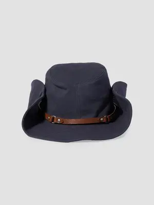 Miu Miu Drill Cowboy Hat - Grey