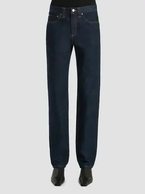 Khaite Farley Five-pocket Straight-leg Jeans