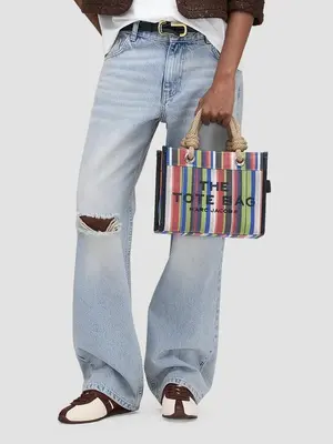 Marc Jacobs The Stripe Mesh Small Tote Bag