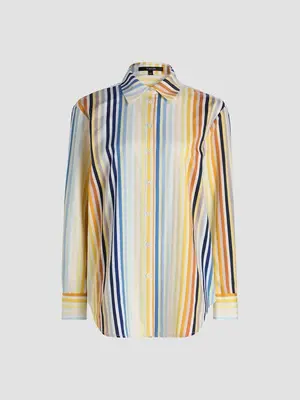 TOCCIN Brennan Boyfriend Shirt - Sunset