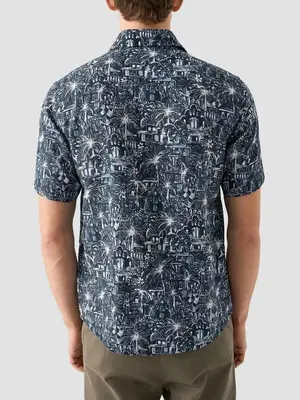 Eton Slim-fit Garden Linen Shirt