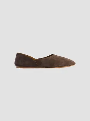 Khaite Jane Suede Flats