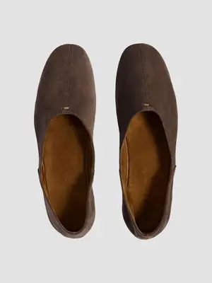 Khaite Jane Suede Flats