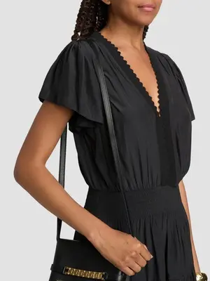 Ramy Brook Irene Tiered Mini Dress - Black