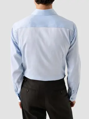 Eton Geometric Contemporary-fit Solid Shirt