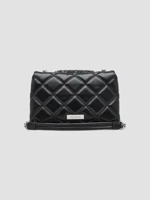 Marc Jacobs The Slim Dual Quilted Convertible Shoulder Bag - Black