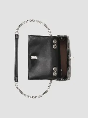Marc Jacobs The Slim Dual Quilted Convertible Shoulder Bag - Black