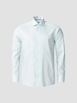 Eton Slim-fit Solid Shirt - Green