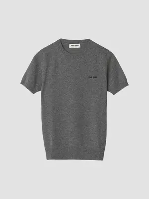 Miu Miu Cashmere Sweater Grey
