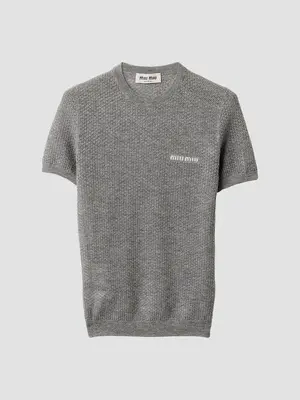 Miu Miu Cashmere Sweater - Grey