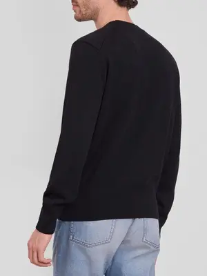 AMI Paris Quota De Coeur Crewneck Sweater