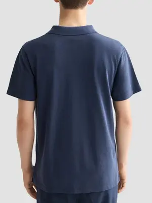 Scotch & Soda Gart-dyed Piqué Pocket Polo Shirt