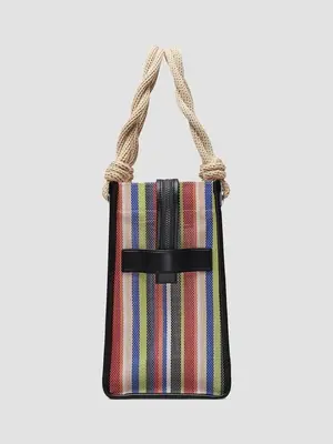 Marc Jacobs The Stripe Mesh Large Tote Bag - Red Multi