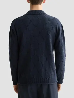 Scotch & Soda Openwork Knit Button-front Cardigan
