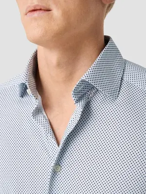 Eton Slim-fit Neat Medallion 4flex Shirt