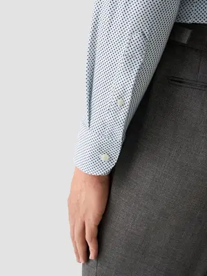 Eton Slim-fit Neat Medallion 4flex Shirt