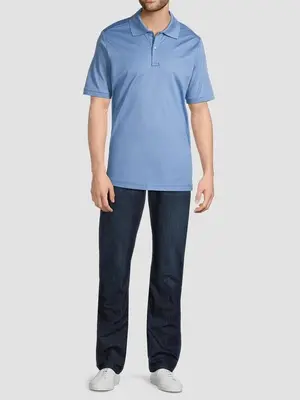 Eton Cotton Piqué Polo Shirt - Blue