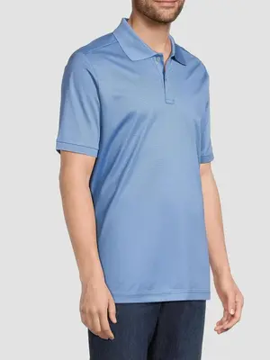 Eton Cotton Piqué Polo Shirt - Blue