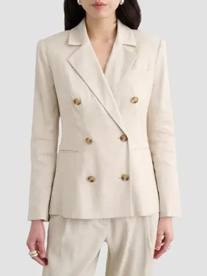 TOCCIN Jazmin Double-breasted Blazer