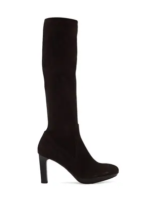 Aquatalia Rhumba 90mm Suede Knee-high Boots - Espresso