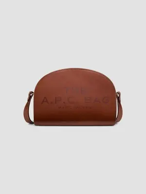 MARC JACOBS X A.P.C. Marc Jacobs X A. P.c. Marc Jacobs X A. P.c. Demi Lune Crossbody Bag - Hazelnut
