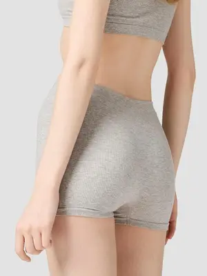 Miu Miu Seamless Mélange Knit Boxer Shorts