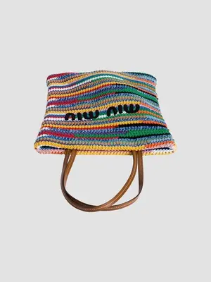 Miu Miu Crochet Tote Bag