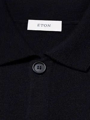 Eton Merino Wool Knit Cardigan
