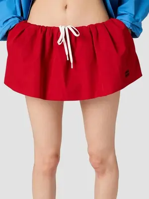 Miu Miu Poplin Mini-skirt