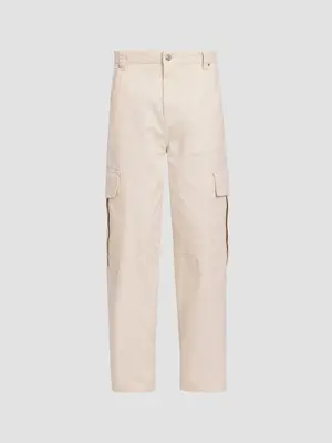 AMI Paris Cargo Baggy Trousers - Ivoire