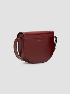 WANDLER Veneto Small Leather Crossbody Bag - Ruby Glaze