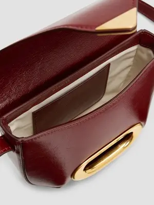 WANDLER Veneto Small Leather Crossbody Bag - Ruby Glaze
