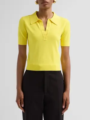 AKNVAS Emma Knit Polo Top