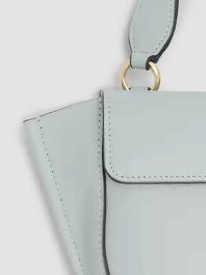 WANDLER Hortensia Leather Crossbody Bag - Ice