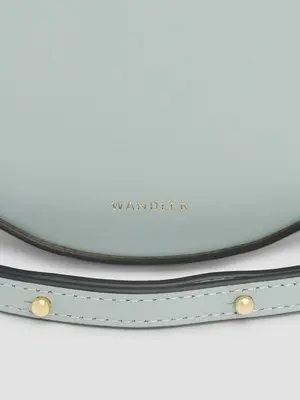 WANDLER Hortensia Leather Crossbody Bag - Ice
