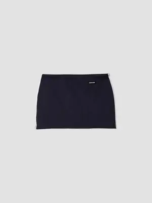 Miu Miu Technical Yarn Miniskirt - Blue