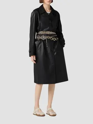 Miu Miu Nappa Leather Coat